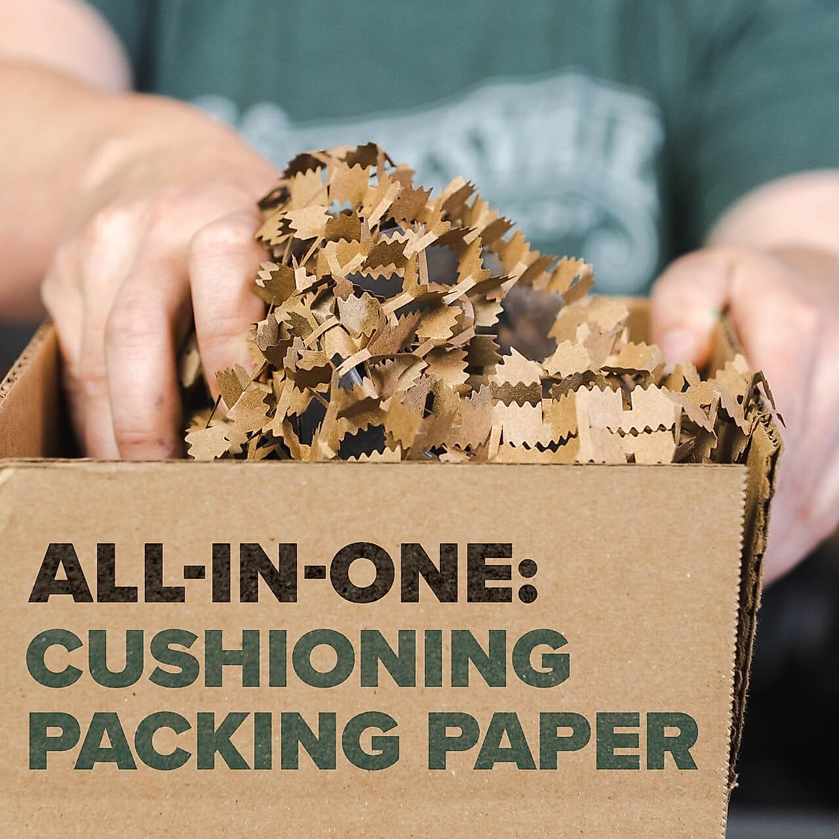 Scotch Cushion Lock Protective Wrap, 12 in x 30 ft, Sustainable Packaging Solution for Packing, Shipping and Moving, No Scissors or Tape Needed, Great Alternative to Bubble Cushion Wrap (PCW-1230)