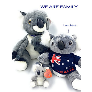 Aeisage Koala Stuffed Animal - 8 Inch Plush Koala Bear with T-Shirt, Super Soft Australian Souvenir Gift