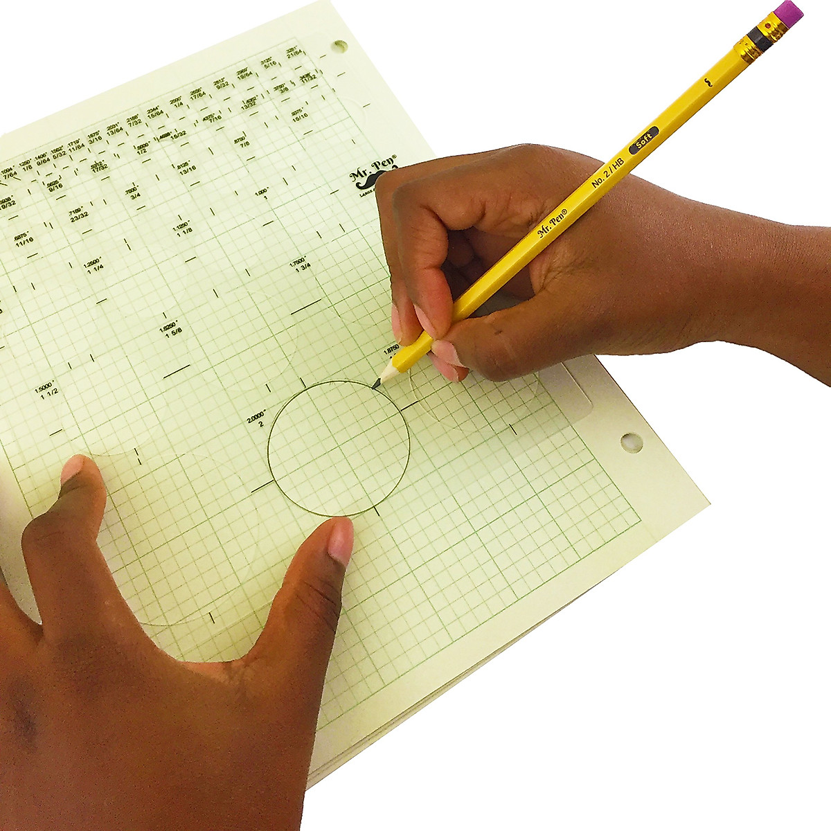 Mr. Pen French Curve and Template Ruler Set, 6 Pieces