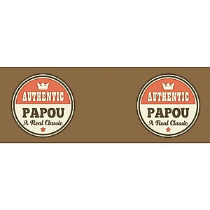 CafePress Vintage Papou Design Gift Mugs Ceramic Coffee Mug, Tea Cup 11 oz