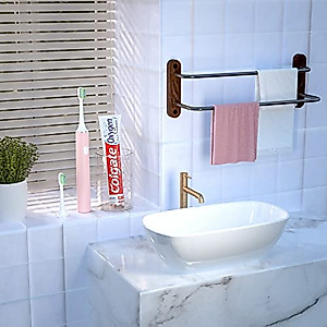 Bath Towel Bar 2 Pack,16 Inch Towel Racks for Bathroom Thicken Stainless Steel Towel Holder Wall Mounted Lavatory Bath Towel Shelf