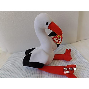 Beanie Babies Baby Ty Stilts Stork Bird w/ Tag ^G#fbhre-h4 8rdsf-tg1334286