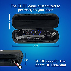 ANALOG CASES Zoom H6essential Case - Custom-Fitted Compact GLIDE Case for Travel