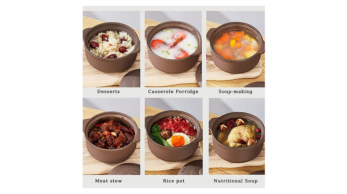Natural Terracotta Casserole - Versatile Clay Cooking Pot