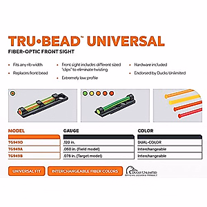 TRUGLO Tru-Bead .060 Field Model Universal Sight Multiple