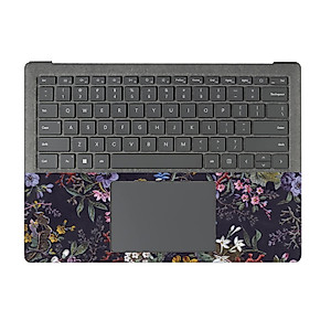 MightySkins Skin Compatible with Microsoft Surface Laptop 5 13.5” Full Wrap Kit - Midnight Blossom | Protective, Durable, and Unique Vinyl Decal wrap Cover | Easy to Apply | Made in The USA