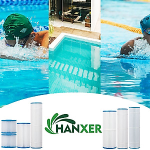 HANXER 6540-502 Hot Tub Filter Cartridge Replaces for Filbur FC-2812, Sundance Series 850 780 6540-502, PPS750, Darlly PP2002, Inner Pre Filter Disposable for Pool and Spa, 1 Pack