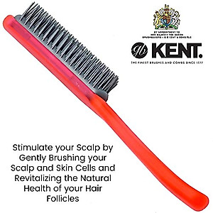 Kent Airhedz Glo Flat Hairbrush for Short Hair