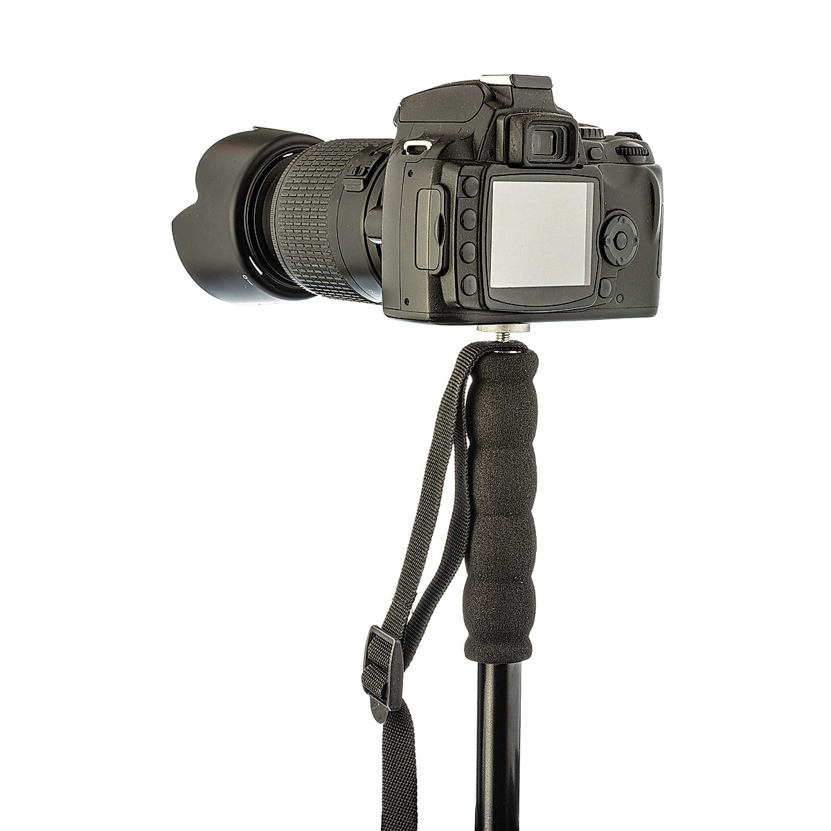 SE Survivor Series Collapsible Aluminum 60� Walking/Hiking Stick with Rifle and Camera Mount - WS9HS-60