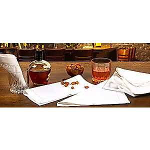 Cloth Napkin in Cotton 10x10 White ,Wedding Napkins,Cocktails Napkins,Fabric Napkins,Cotton Napkins Mitered Corners ,Machine Washable Dinner Napkins Hemstitched,Set of 12