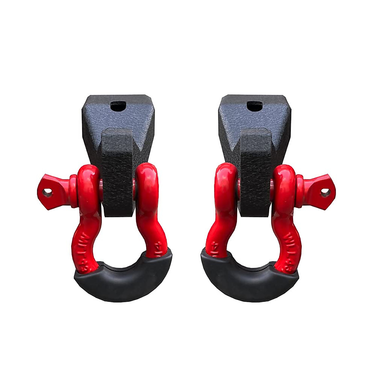 Vijay Front Tow Hook Mount Bracket and D-Ring Fit 2007-2013 Chevy/GMC 1500