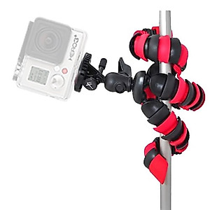 50" Inch Camera Tripod, 72" Inch Monopod with Quick Release, 12" Inch Flexible Tripod with Wrapable Disc Legs, Tripod Mount for All GoPro HERO Cameras & an eCostConnection Microfiber Cloth