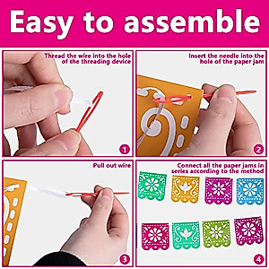 Fiesta Couple Photo Door Banner Set - 6 x 3.3ft Cinco de Mayo Fiesta Couple Photo Door Banner and 22ft Fiesta Bavarian Flag Pennant Banner for Mexican Theme Fiesta, Party or Festivals Decoration (Fiesta Couple)