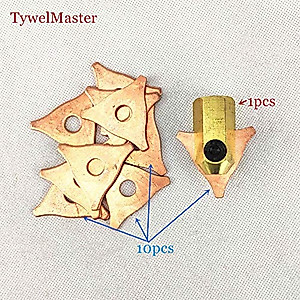 Kamas Washer Hook Triagne Dent Puller Electrode Chuck Dent Pulling Stud Welder Spot Welding Spotter Triangle Pad Kit - (Ships From: China, Diameter: M14)