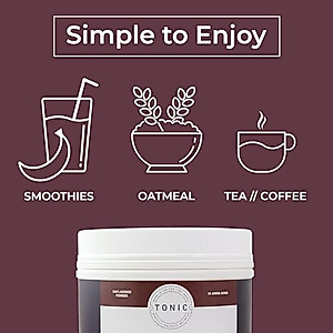 Gym & Tonic Low Calorie Collagen Protein Powder with 18 Amino Acids - Unflavored, Non-GMO, 0 Sugar, 0 Carbs, 20 Grams Clean Protein Per Serving, 1lb