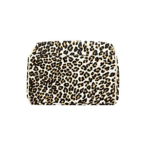 Anneunique Leopard Print Diaper Bags Backpack with Name Personalized Baby Bag Nursing Nappy Bag Travel Tote Bag Gifts for Mom Girl, 15x10.83x6.69 Inch (Pack of 1)