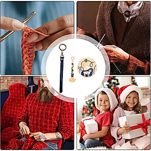 Wood Yarn Holder | Portable Wooden Yarn Holder with Wrist Strap | Knitting Crocheting Embroidery Accessories for Hats, Cardigans, Sweaters, Socks, Blankets, Handicrafts