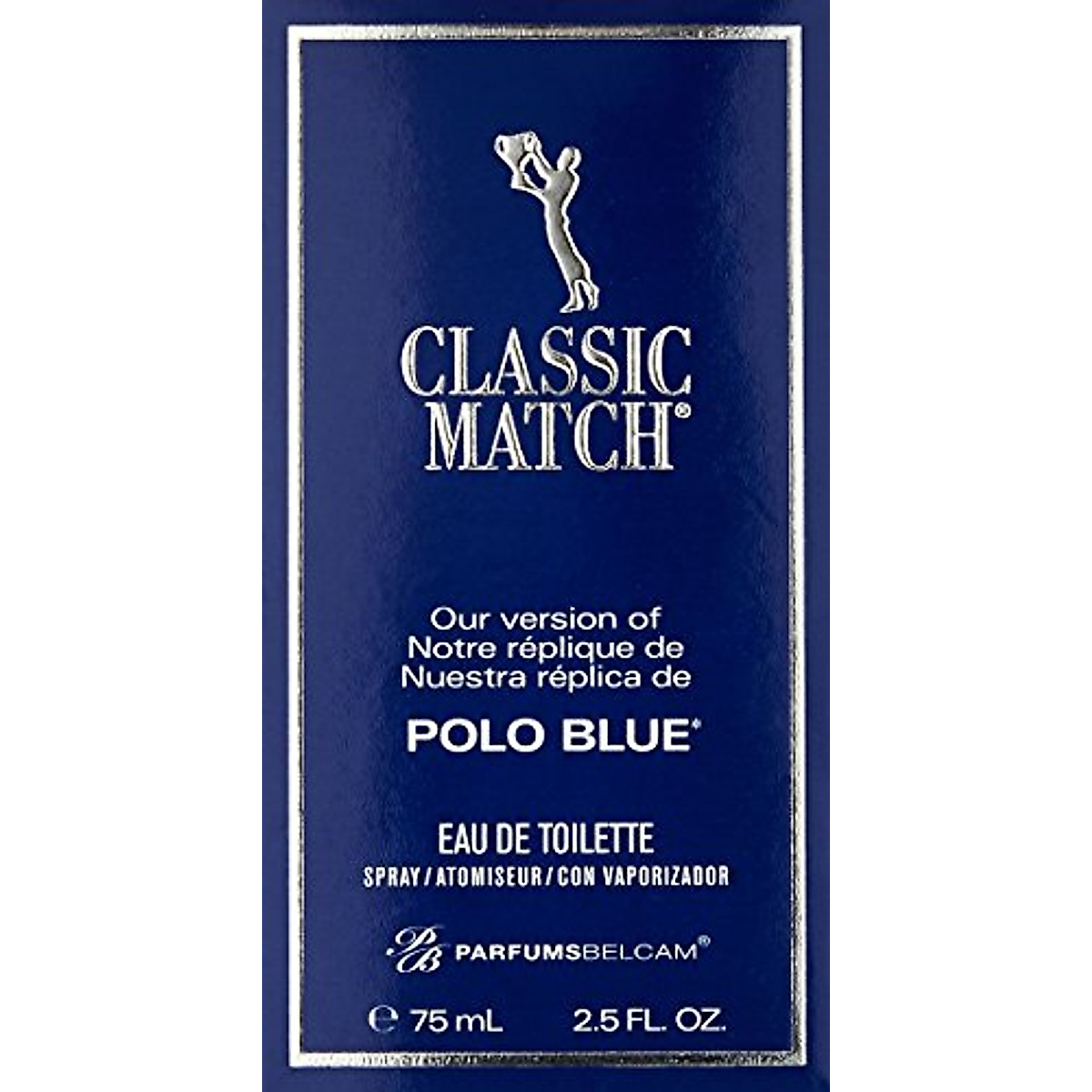 PB ParfumsBelcam Classic Match CM Eau De Toilette Spray, Our Version of a Designer, 2.5 fl Oz.