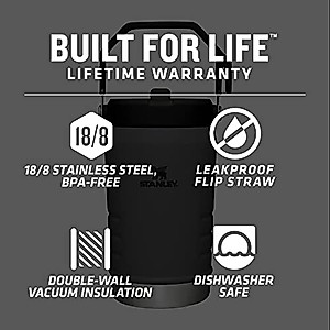 Stanley IceFlow™ Flip Straw Jug 40oz Charcoal