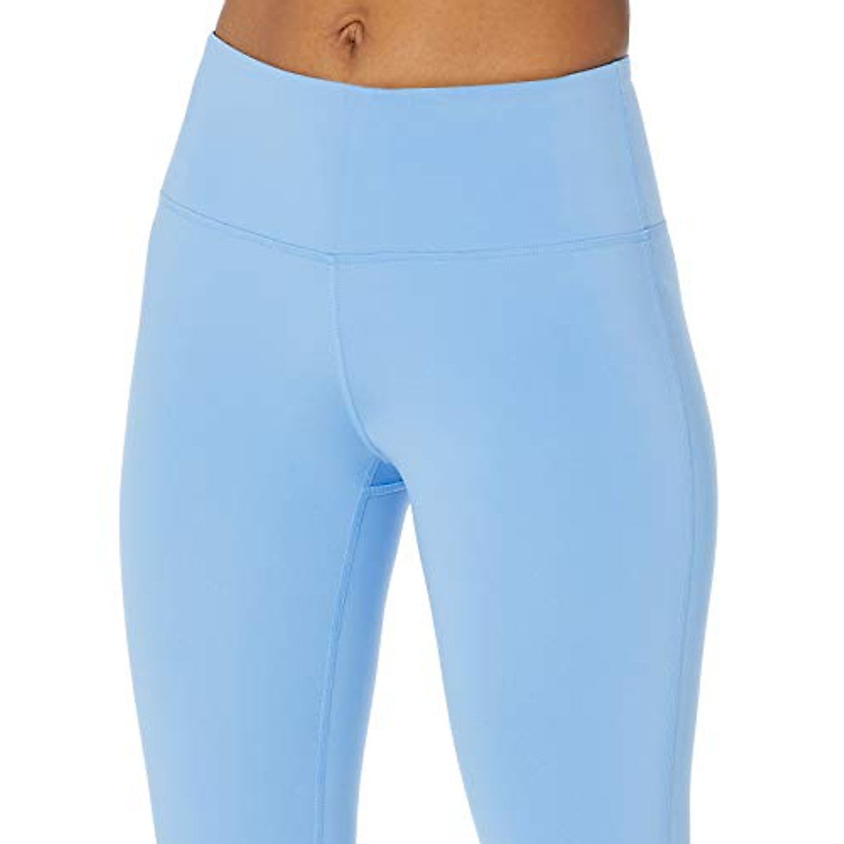 Amazon Essentials Women's Active Sculpt Mid Rise Capri Legging, French Blue, Large