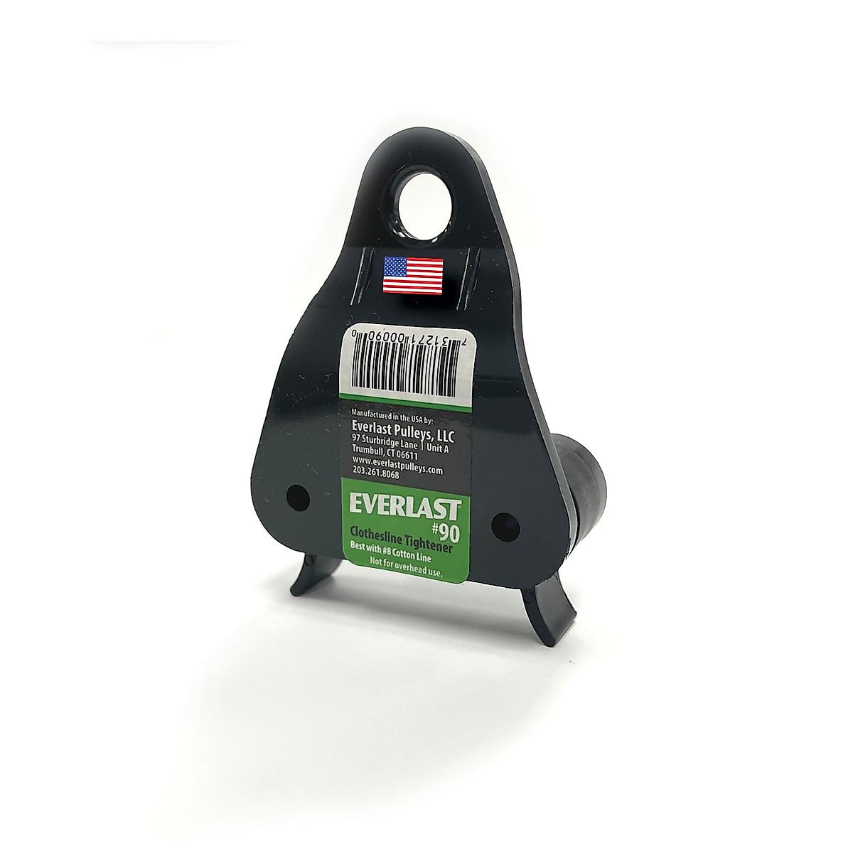 Everlast Pulleys #90 Line Tightener for Laundry Clothes Lines. Rust Proof for Rope Tensioning in Clothesline Loops, Single Line Clothes lines, and Other Cord Systems