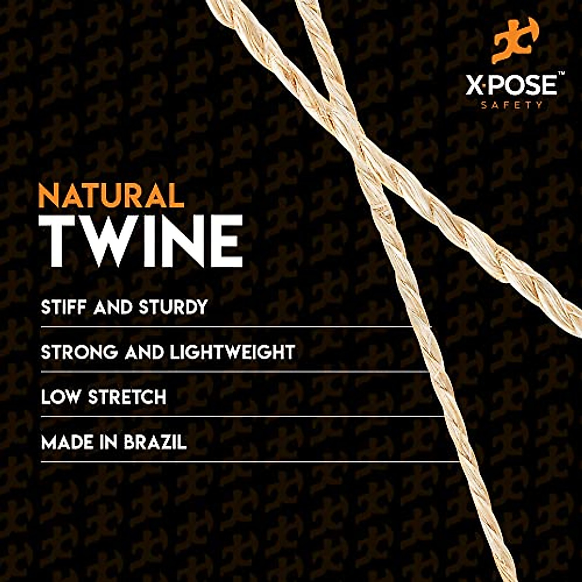 Sisal Twine - 2 Ply 150 Ft Thin Natural Fiber Rope on Spool - Rope Cat Scratching Post, Rope for Cat Scratcher, Cat Tree Replacement Parts, Pet Toy - Decorative Cordage for Crafts, Pole Wrap