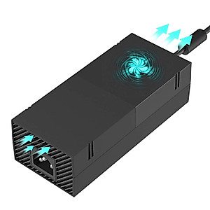 Upgraded Wall Charger for Xbox One Power Supply Brick, AC Adapter Charger with Power Cord for Xbox 1 Console, US Plug 100V-240V