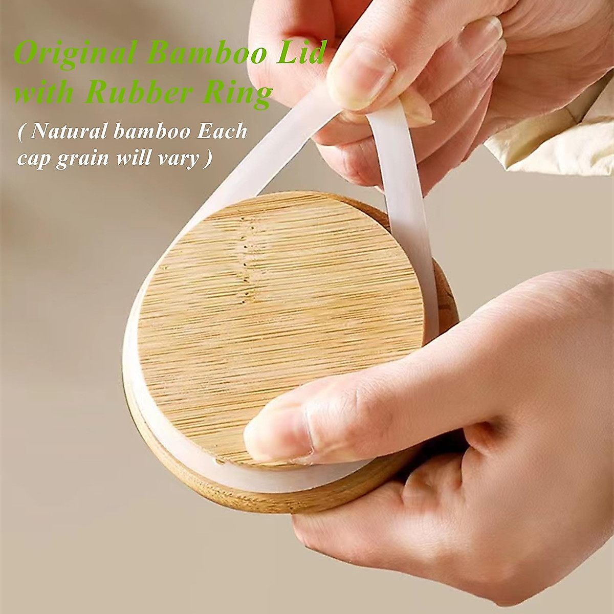 H2SON Glass Containers with Lids, 34 FL OZ Food Canisters Storage Jars with 350 Count Floss Picks, Sourdough Starter Jar for Kitchen Counter, Using Pet Treat Pantry, Coffee, Tea, Sugar （Sunflower）