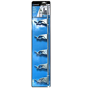 Lehigh SG5 17-Inch Sliding Spring Grip Organizer, Silver