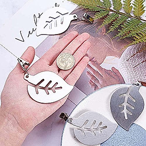 NT ling 4 Pieces Table Cloth Clips Stainless Steel Tablecloth Clips Table Cover Clamps Holder for Party Picnic Garden Home Indoor Outdoor Camping