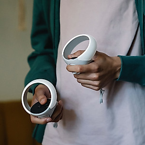 Geekria Anti-Bumping Silicone Soft Ring Cover with Protection Compatible with Oculus/Meta Quest 2 Controller Cover VR Halo Controller Protector Accessories Virtual Reality