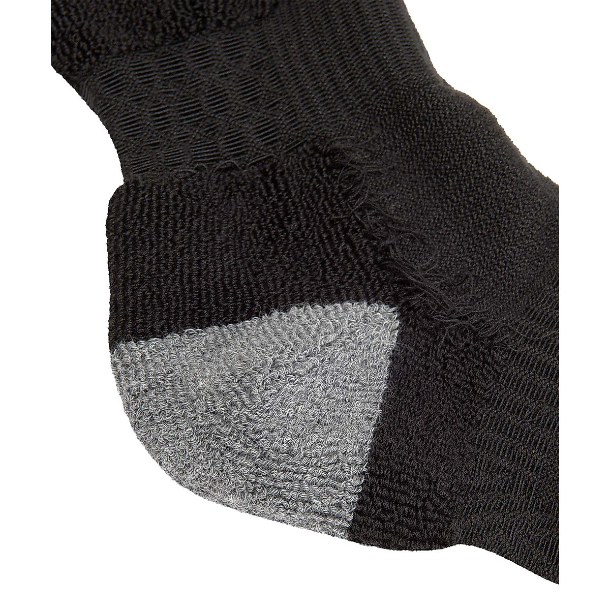 Pro Mountain Quarter Ankle Compression Athletic Cotton Mesh Hiking Socks W Logo Size M US Men Shoes 7-9 Women 8-10 Black 6 Pairs Pack