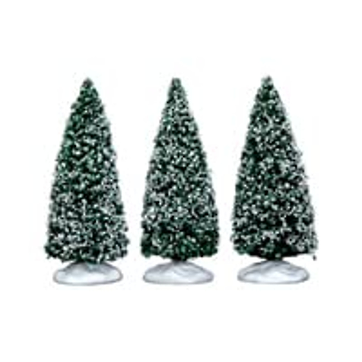 Lemax Village Collection Snowy Juniper, Set of 3 #34666