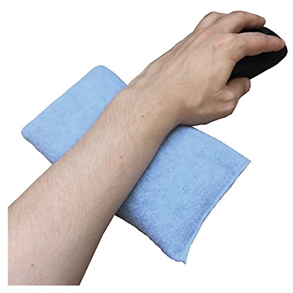 Ergonomic Wrist Rest Bean Bag for Computer Mouse for Pain Relief of Tendinitis, Carpal Tunnel, and Forearm Discomfort