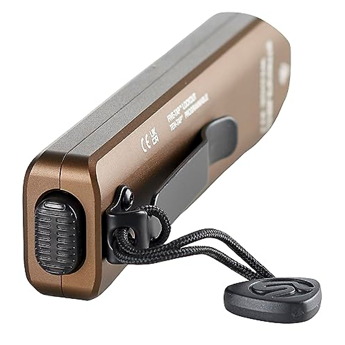 Streamlight 88813 Wedge XT 500-Lumen Slim Everyday Carry Flashlight, Includes USB-Cord, Pocket Lanyard, Coyote