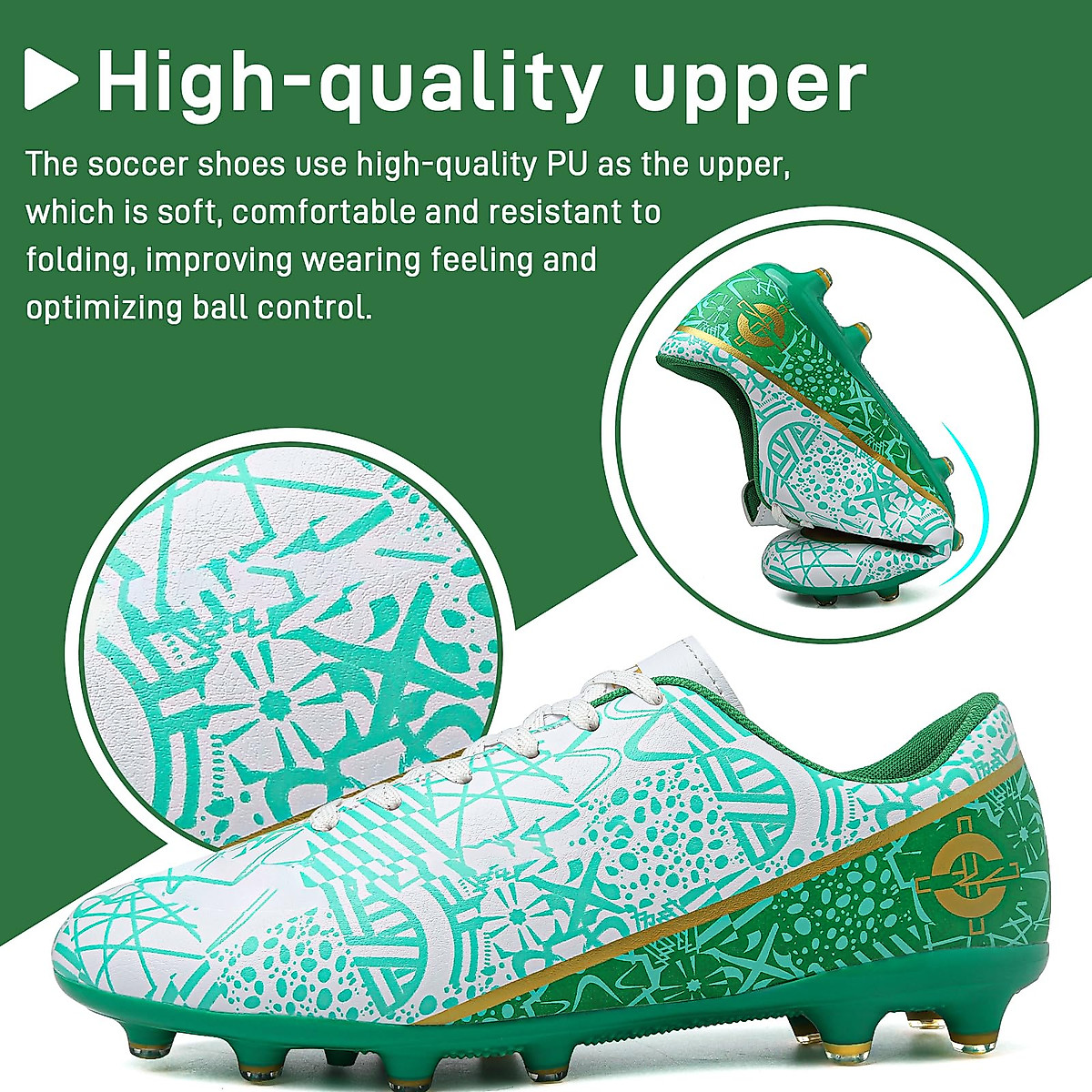 Mens Soccer Cleats - Womens & Youth Football Cleats, Turf & Outdoor Soccer Shoes, AG/FG & Low Top