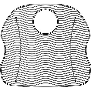 Elkay LKWOBG2118SS Stainless Steel Bottom Grid