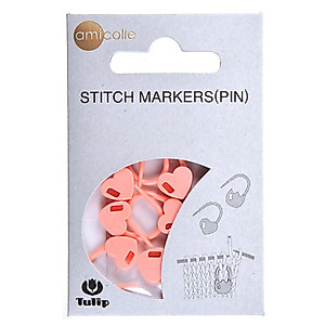 TULIP amicolle (Amikore) stage counted marker Heart Pink AC-029