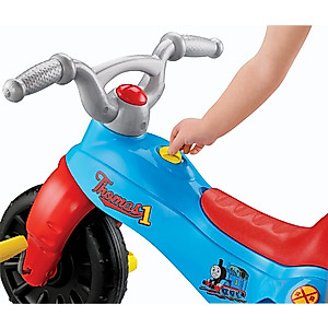 Fisher-Price Toddler Tricycle Thomas & Friends Tough Trike, Toy Bike with Handlebar Grips & Storage for Outdoor Play Kids Ages 2+ Years
