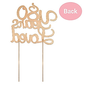 80 Cake Topper - Premium Rose Gold Metal - 80 Years Loved - 80th Birthday Party Sparkly Rhinestone Decoration Makes a Great Centerpiece - Now Protected in a Box