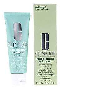 Clinique Acne Solutions All Over Clearing Facial Treatment Oil-Free 1.7 Ounce