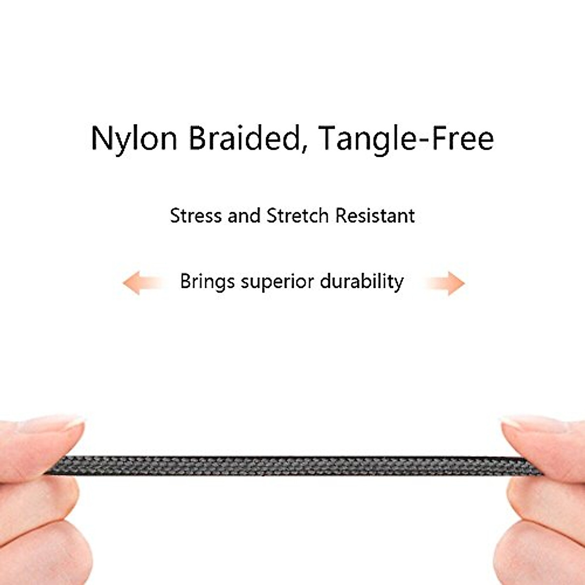 COSOOS 4 Short USB Cables (9in/23cm) Nylon Braided Fast Charging Syncing Power Cords Compatible for iPhone 14 Pro Max,14 Plus,14,13,12,11,XS,XR,X,8,iPad Air,cMini,Airpods, Pencil,Charging Station