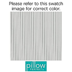 Pillow Perfect Outdoor/Indoor Austin Pewter Tufted Bench/Swing Cushion, 1 Count (Pack of 1), Grey