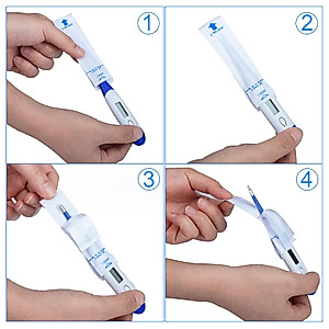 Baluue 100pcs - Meter Disposable Universal Digital Oral Rectal- Covers Refill Sleeve Replacement