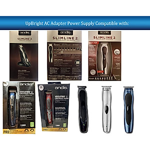 UpBright 1.3V 1.5A AC/DC Adapter Compatible with Andis BTF BTF-2 BTF2 22725 23885 VersaTrim Li Cordless Trimmer Slimline 2 No 395885 25195 Clipper 22913 BTFL 1.3VDC 1500mA Power Supply Battery Charger