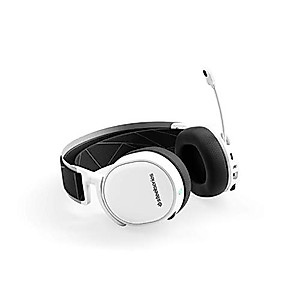 SteelSeries Arctis 7 - Lossless Wireless Gaming Headset with DTS Headphone: X v2.0 Surround - For PC and PlayStation 4 - White