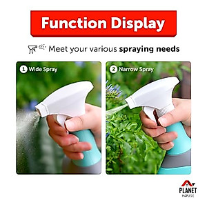 Watering Can for Indoor and Outdoor Plants Garden Flowers - Multipurpose Spray Bottle - Detachable Spray - Modern Resistant Plastic 1/2 Gallon