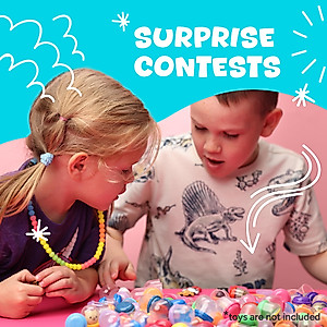 Capsule Vending Machine Translucent Acorn Capsules Empty 2000 pcs 1.1 inch - Gumball Machine Capsules Bulk Party Favors Containers - Easter Basket Stuffers Gifts Pinata Stuffers DIY Craft Supplies