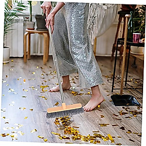 1pc Brush Flooring Scrubber Brush Bathroom Brush Soft Dusting Brush Cleaner Grout Broom with Long Bristle Home Broom Durable Brush Abs HOMOCONO