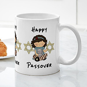 CafePress Happy Passover Girl Mug Ceramic Coffee Mug, Tea Cup 11 oz